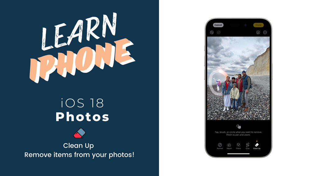 Transform Your Photos with Apple iOS 18 Clean Up Tool